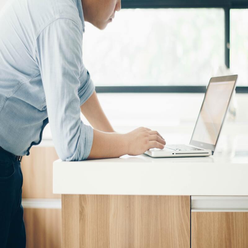 Why a Split Saddle Stool is Perfect for Standing Desks | Sit Healthier