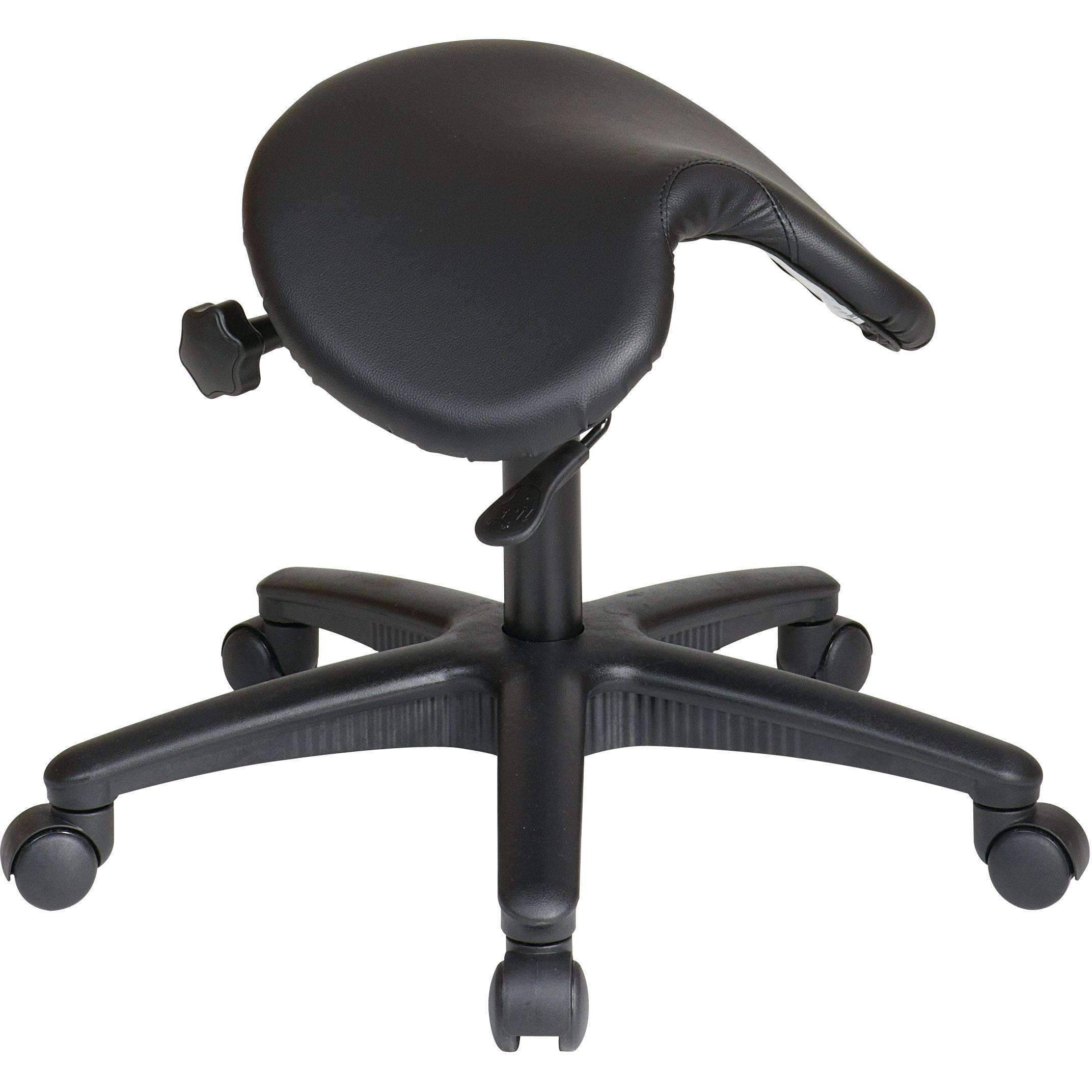Ergonomic Pneumatic Backless Stool with Saddle Seat | sithealthier.com ...